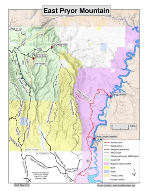 Maps — The Pryor Mountains