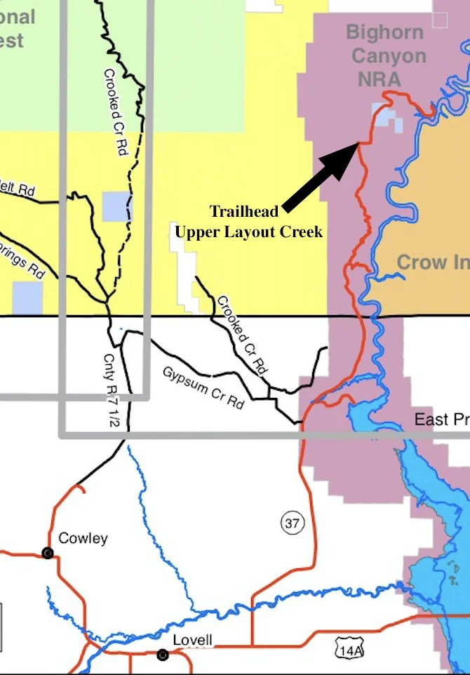 Upper Layout Creek Trail — The Pryor Mountains