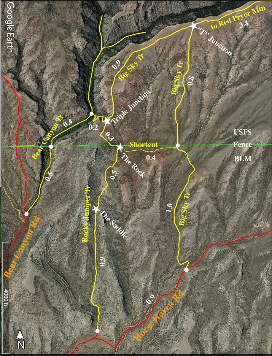 Rocky Juniper Trail — The Pryor Mountains