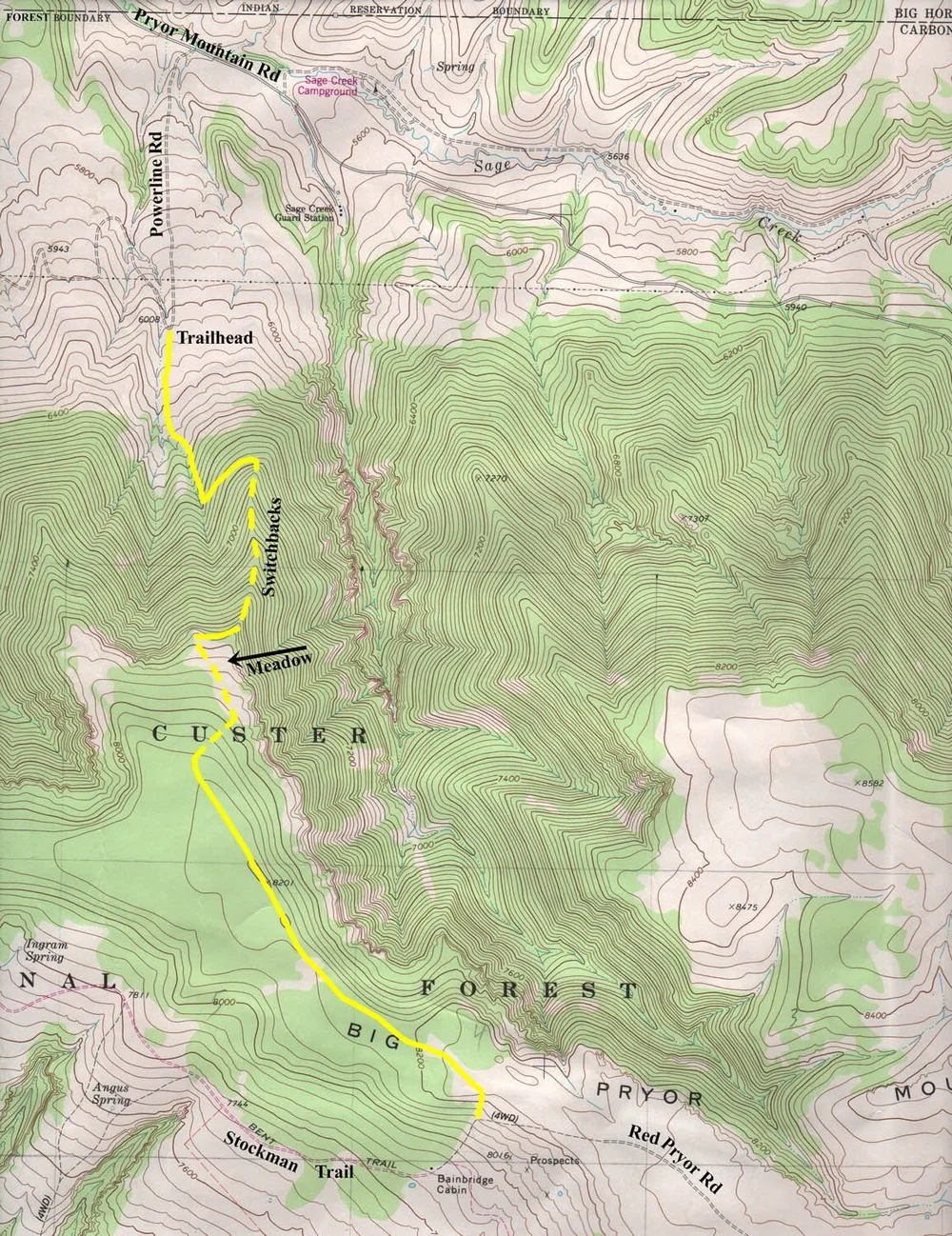 Rangers Trail — The Pryor Mountains