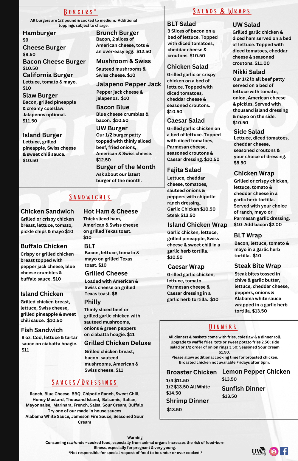 UW Wanderoos Bar & Grill