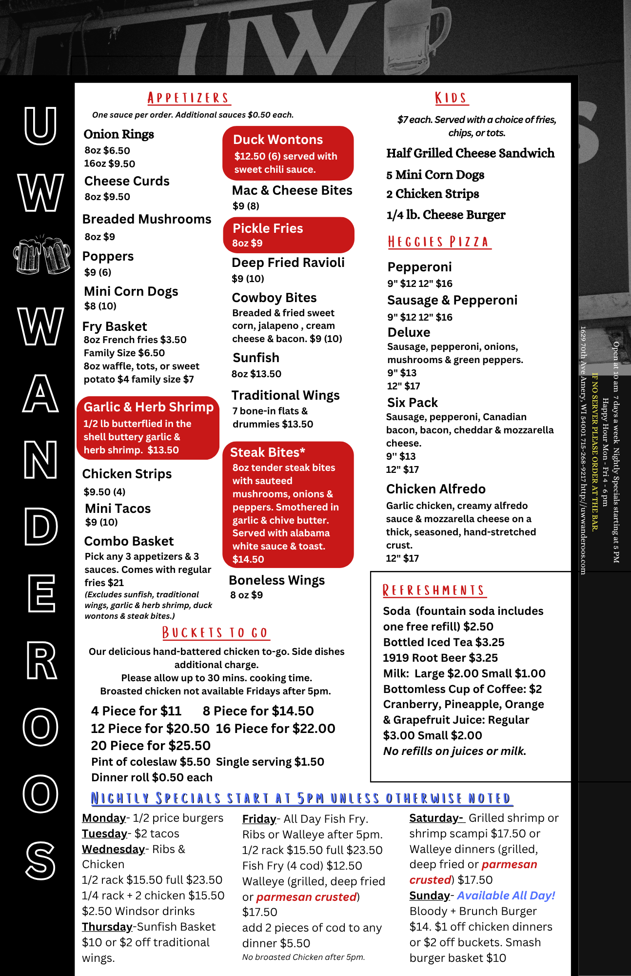 UW Wanderoos Bar & Grill