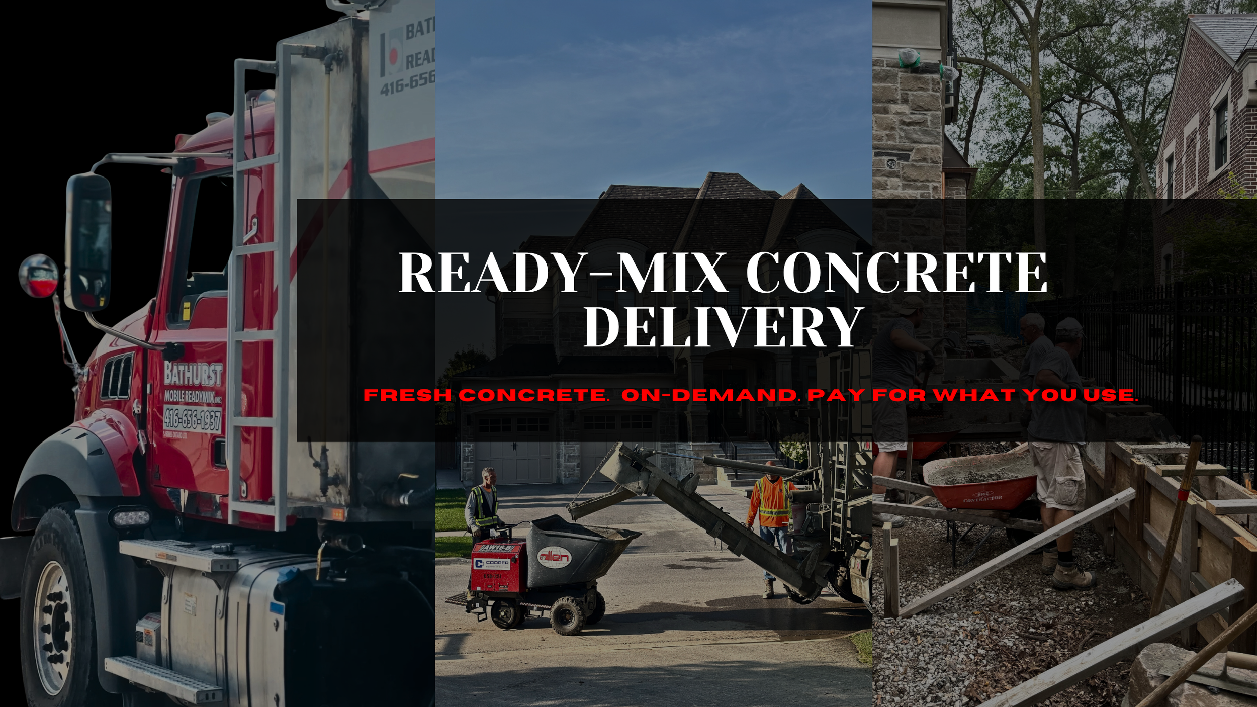 Ready Mix Concrete Toronto GTA | Bathurst Mobile Ready Mix