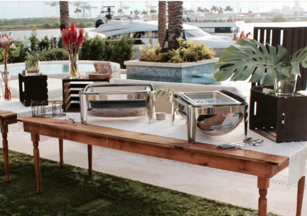 Farmhouse Buffet Table — Simple Rustic - Farmhouse Table & Chair ...