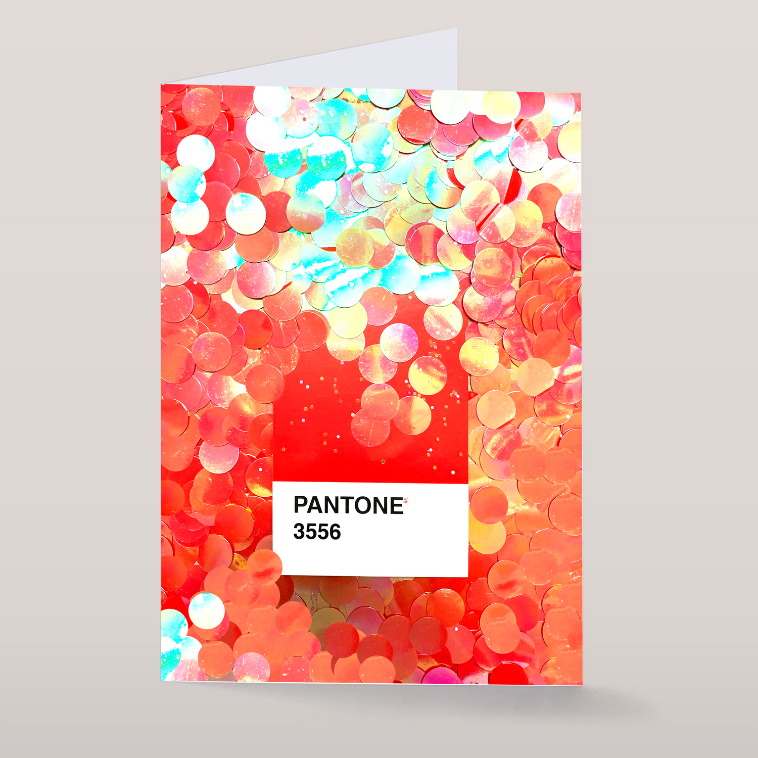 Pantone 17-4919 Teal Holiday Greeting Card — Sizemore Color Studios
