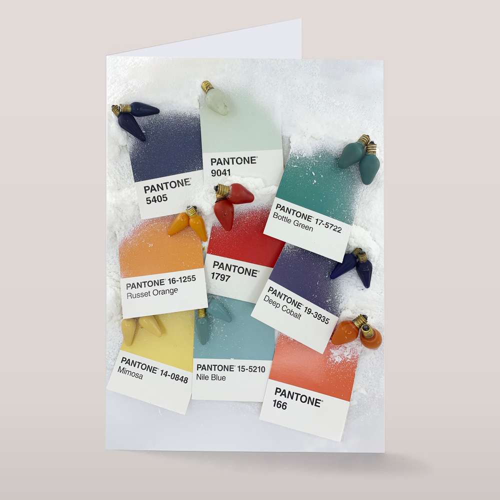 Pantone 18-3949 Dazzling Blue Holiday Card — Sizemore Color Studios