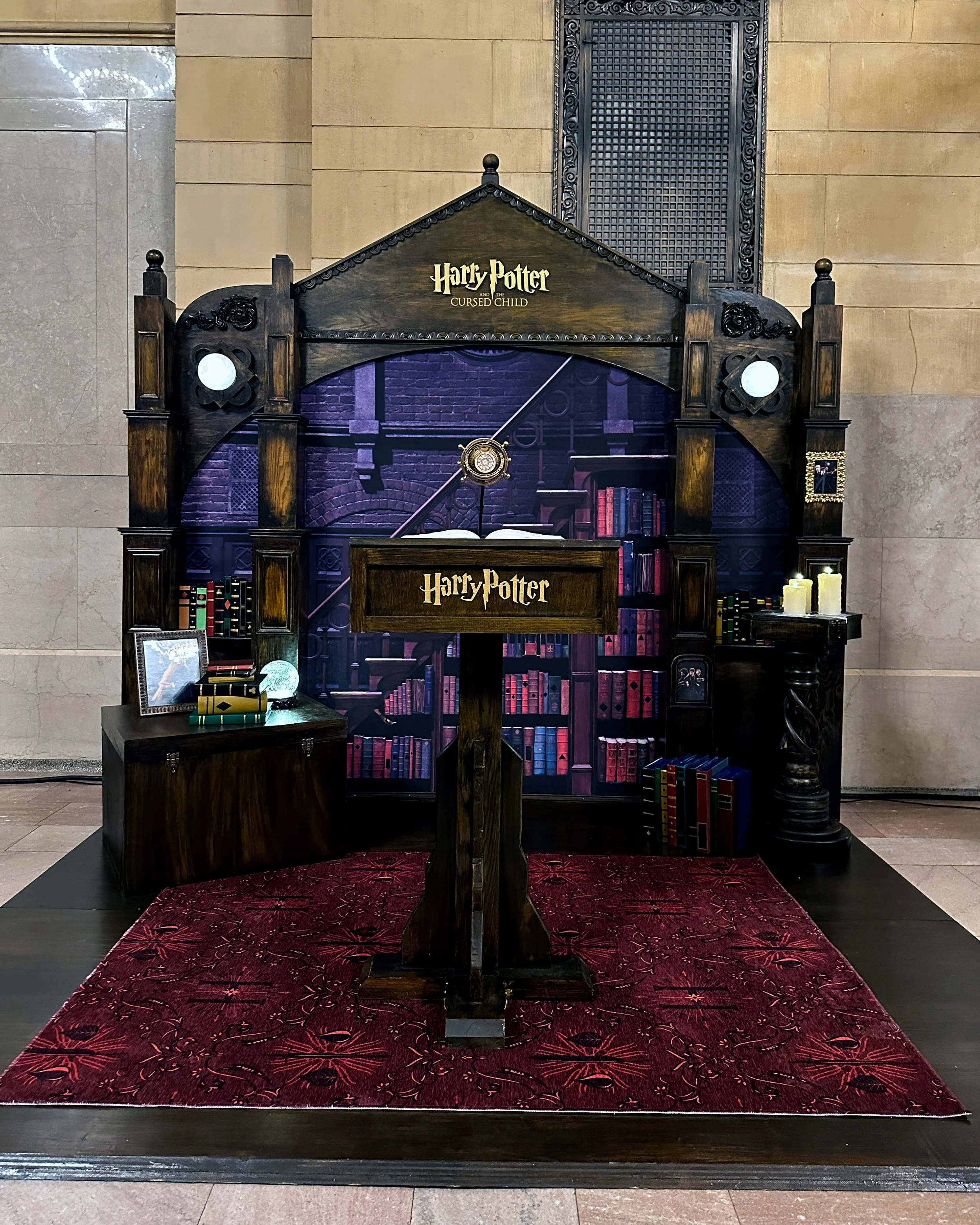 Harry Potter And The Cursed Child Grand Central Station NYC Photo Booth ...