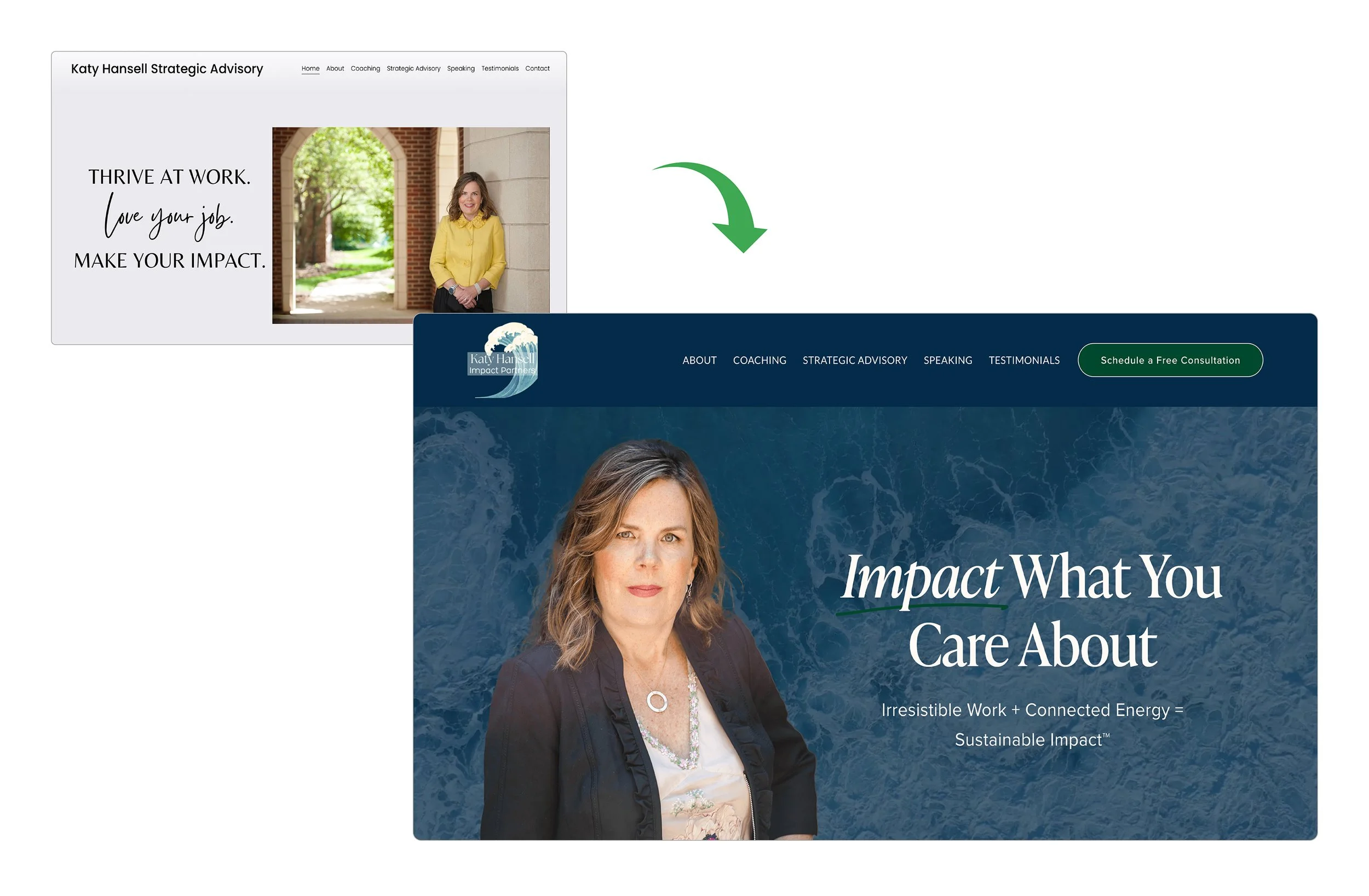 Website Design Before and Afters