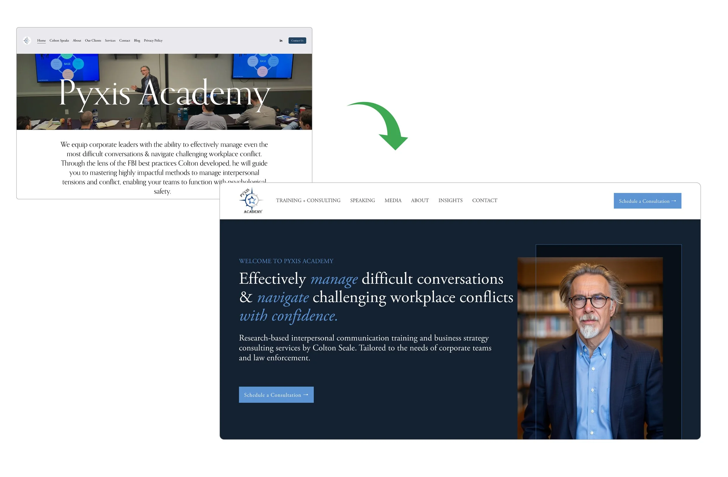 Website Design Before and Afters