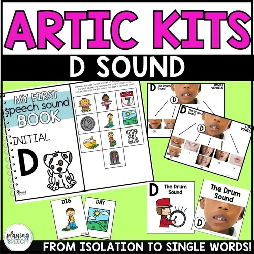 T Sound Articulation Activities for Speech Therapy — Playing Speech ...