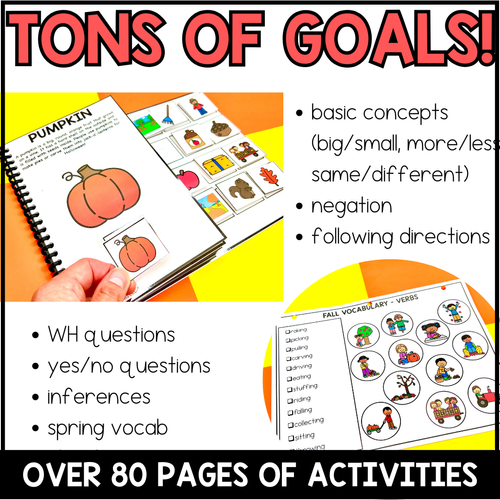 Back to School Speech and Language Thematic Unit — Playing Speech ...