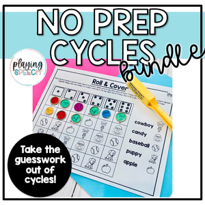 Cycles Approach Homework for Speech Therapy — Playing Speech | Speech ...