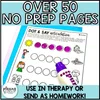 K Sound Articulation Worksheets for Speech Therapy — Playing Speech ...