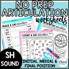 L Sound Articulation Worksheets for Speech Therapy — Playing Speech ...