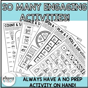 L Sound Articulation Worksheets for Speech Therapy — Playing Speech ...