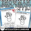 Christmas Themed Speech Therapy Articulation and Language Worksheets ...