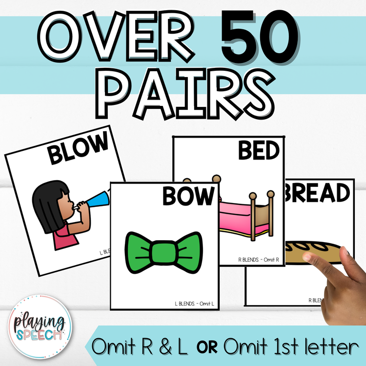 Initial Consonant Deletion Minimal Pairs — Playing Speech | Speech ...