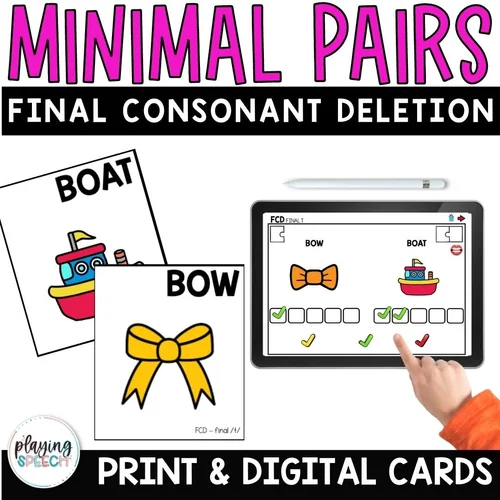 Gliding Minimal Pairs for Speech Therapy — Playing Speech | Speech ...