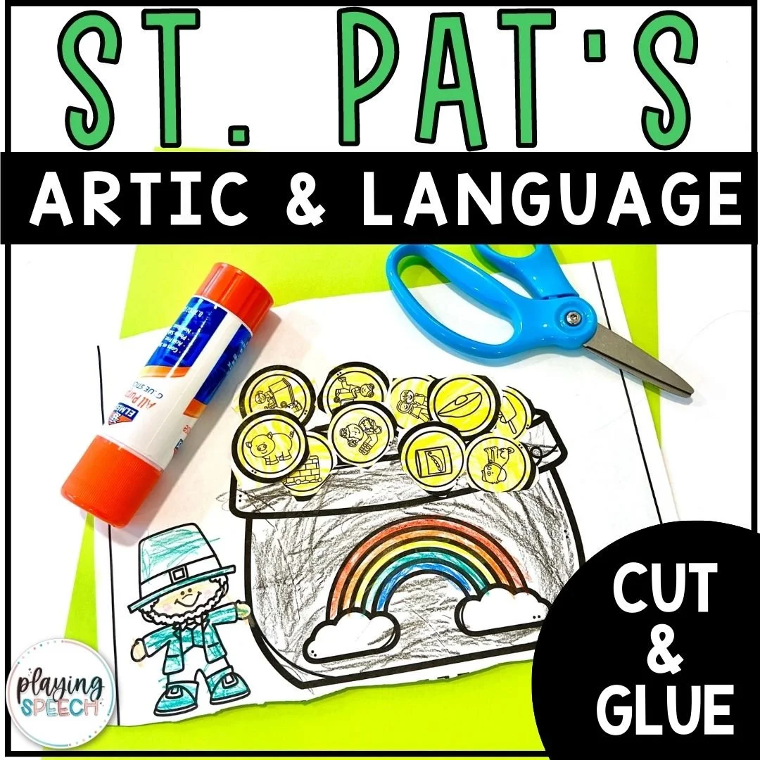 Easter Themed Speech Therapy Articulation and Language Worksheets ...