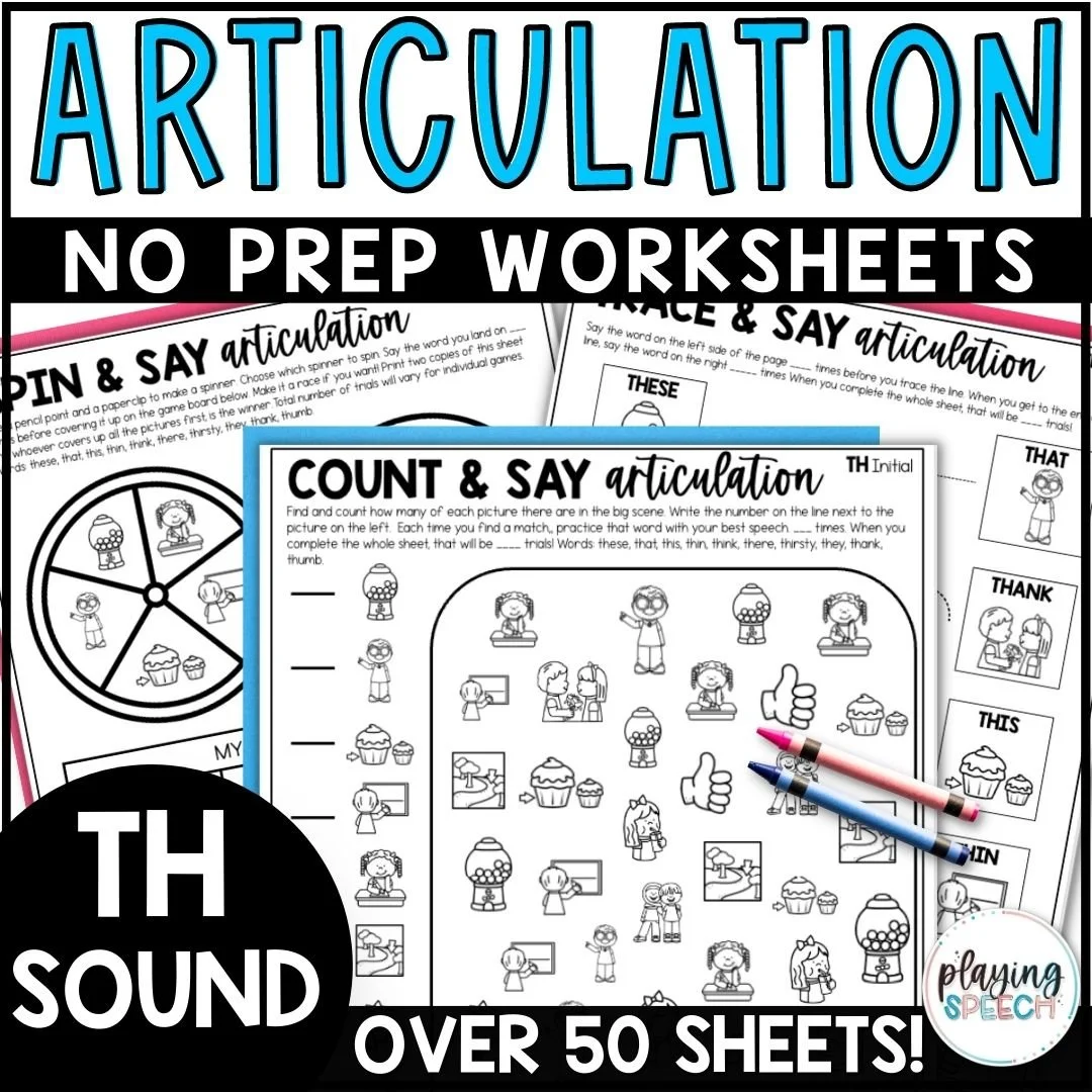 Z Sound Articulation Worksheets for Speech Therapy — Playing Speech ...