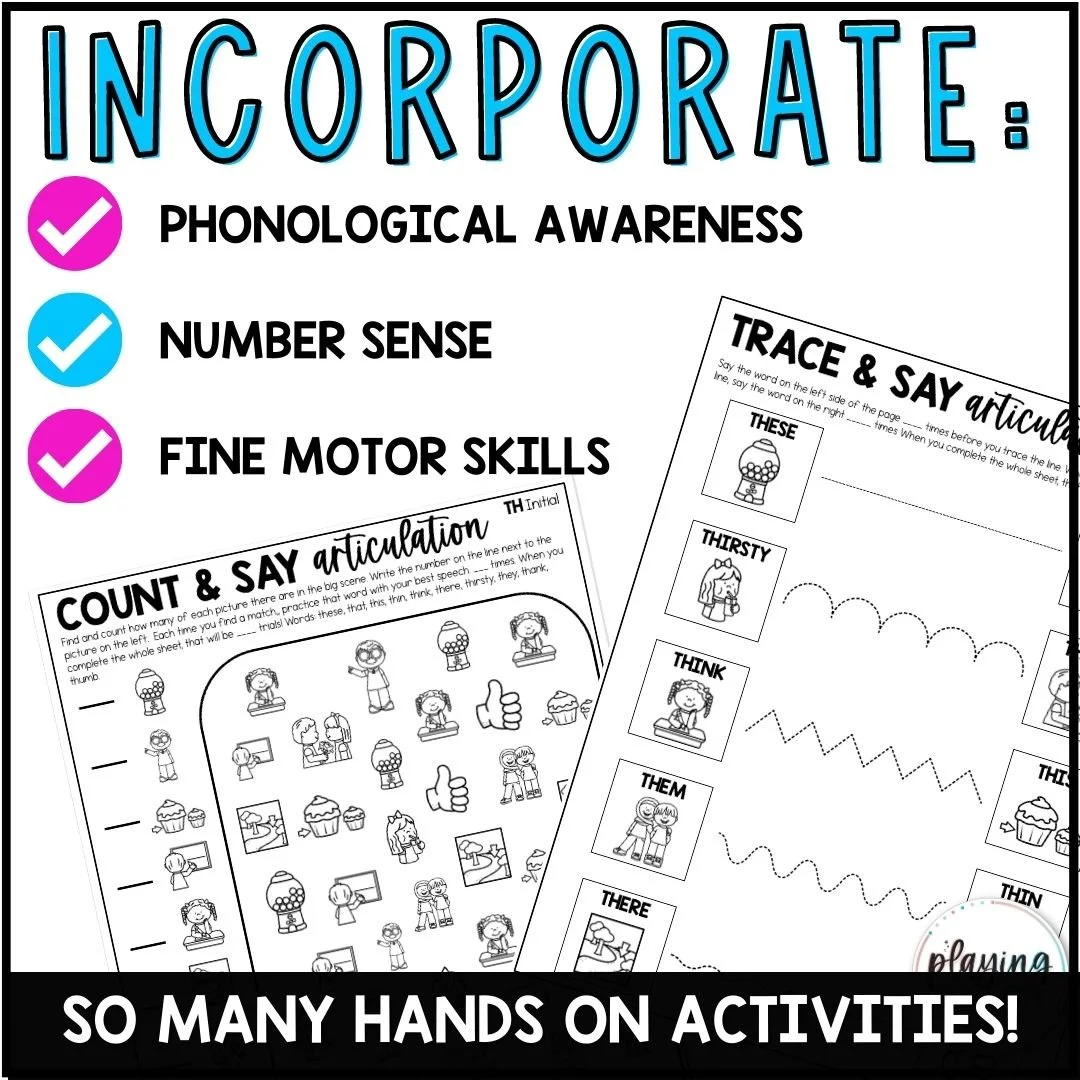 Z Sound Articulation Worksheets for Speech Therapy — Playing Speech ...
