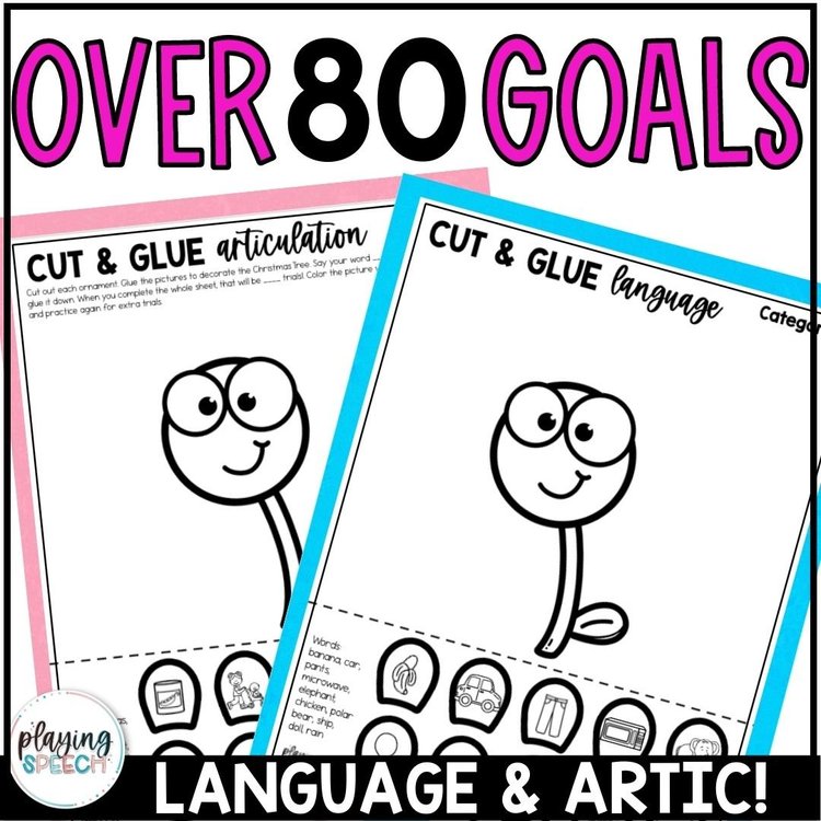 Easter Themed Speech Therapy Articulation and Language Worksheets ...