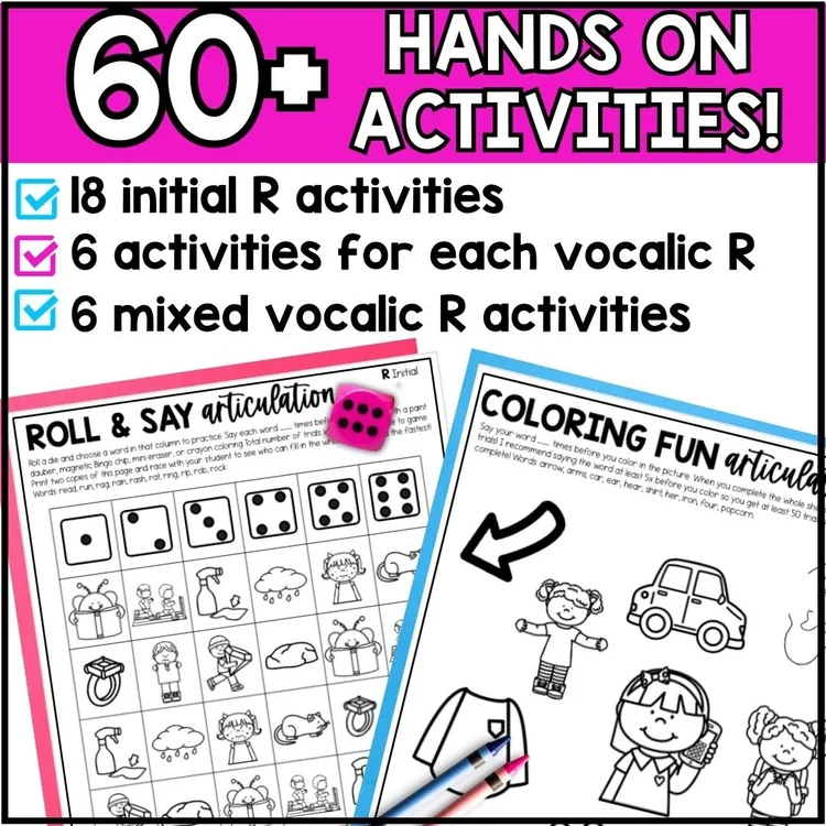 L Sound Articulation Worksheets for Speech Therapy — Playing Speech ...