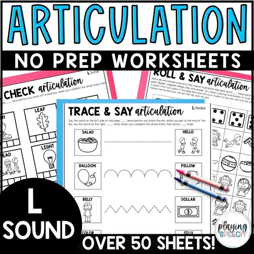 K Sound Articulation Worksheets for Speech Therapy — Playing Speech ...