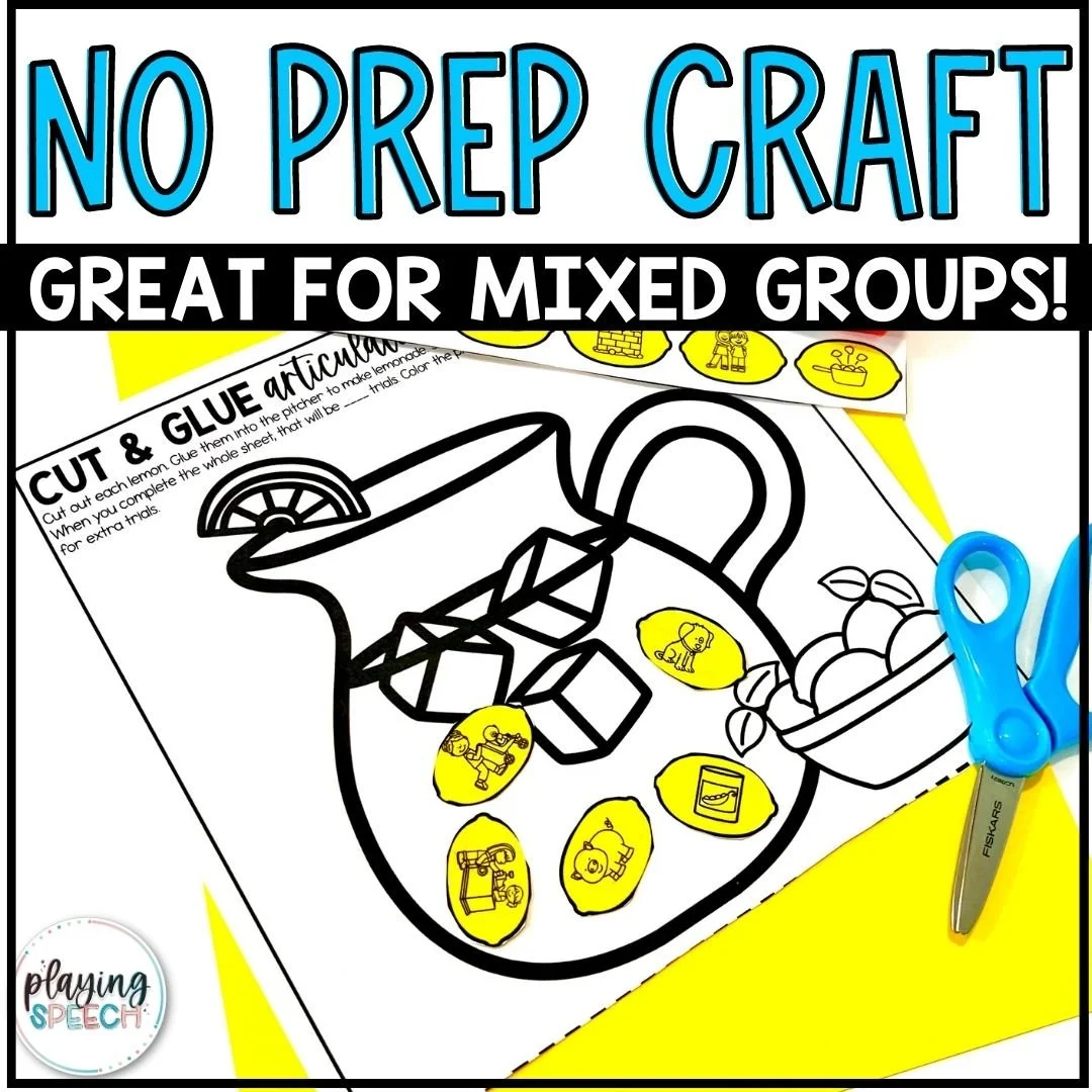 Easter Themed Speech Therapy Articulation and Language Worksheets ...