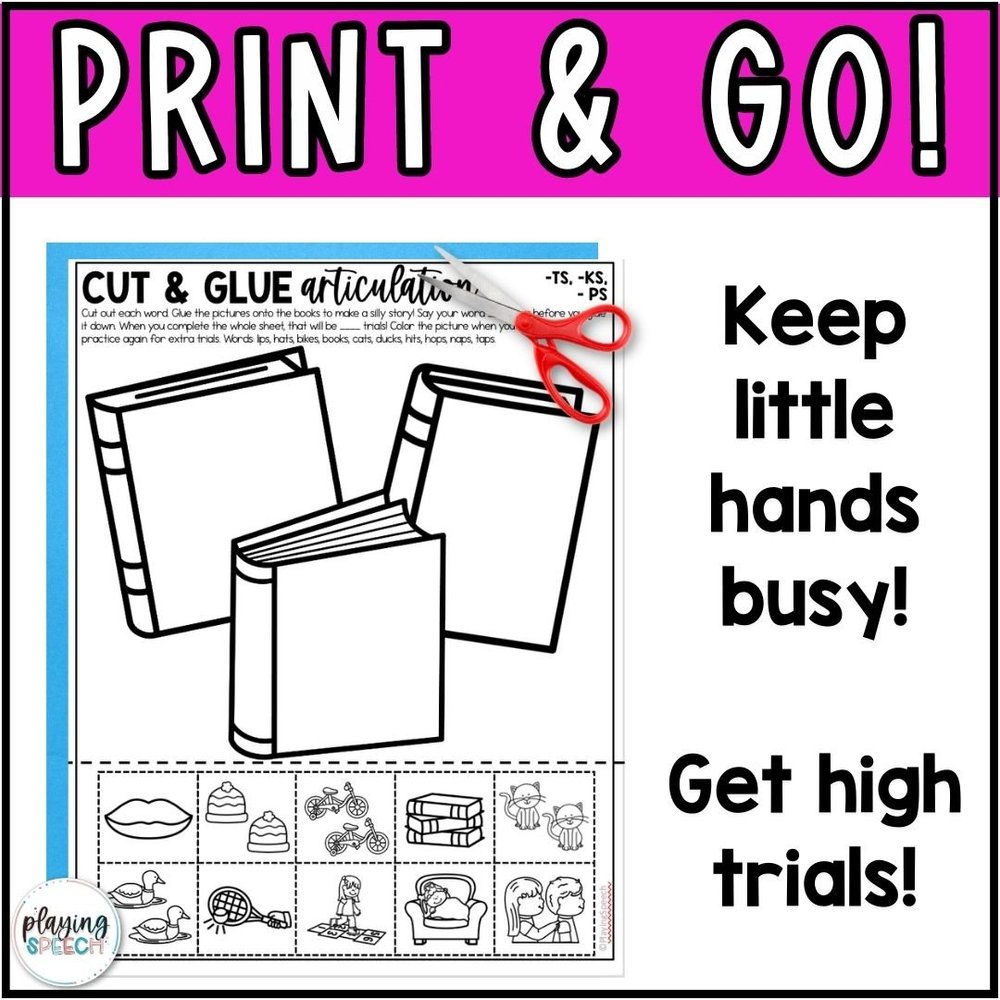 L Sound Articulation Worksheets for Speech Therapy — Playing Speech ...