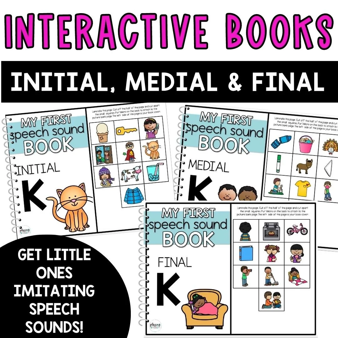 K Sound Articulation Activities for Speech Therapy — Playing Speech ...