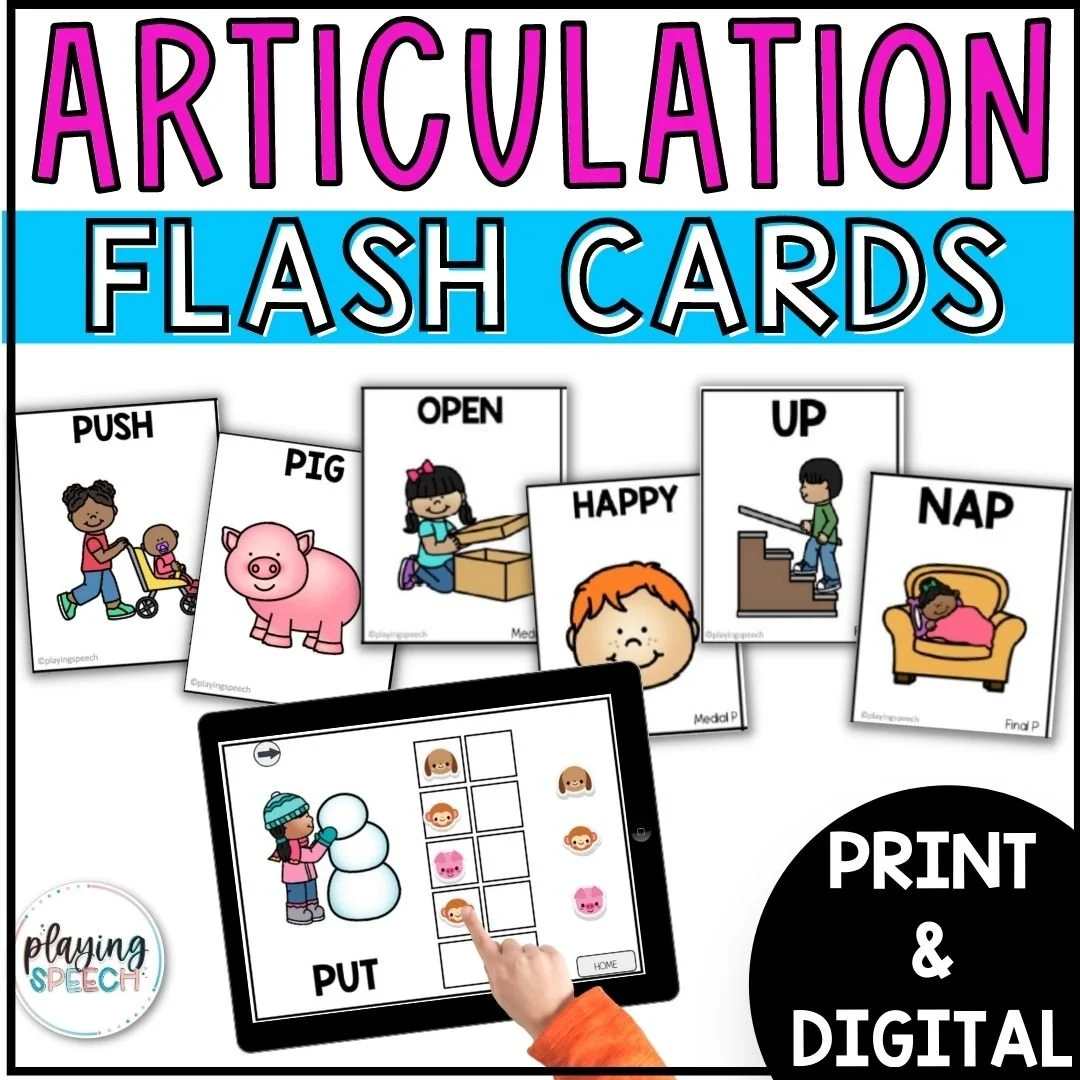 P Sound Articulation Activities for Speech Therapy — Playing Speech ...