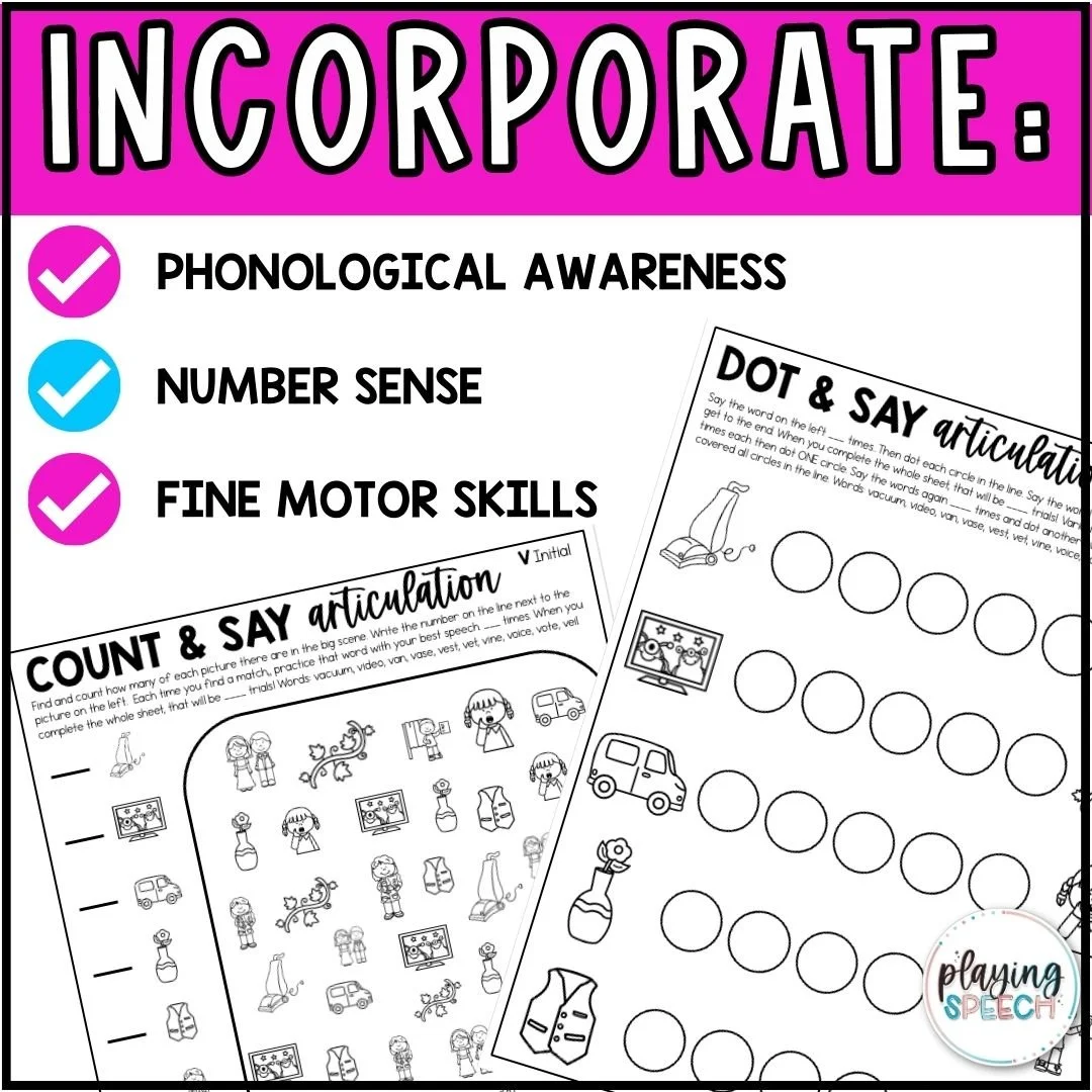 R Sound Articulation Worksheets for Speech Therapy — Playing Speech ...