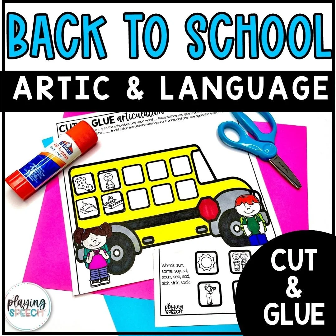 Easter Themed Speech Therapy Articulation and Language Worksheets ...