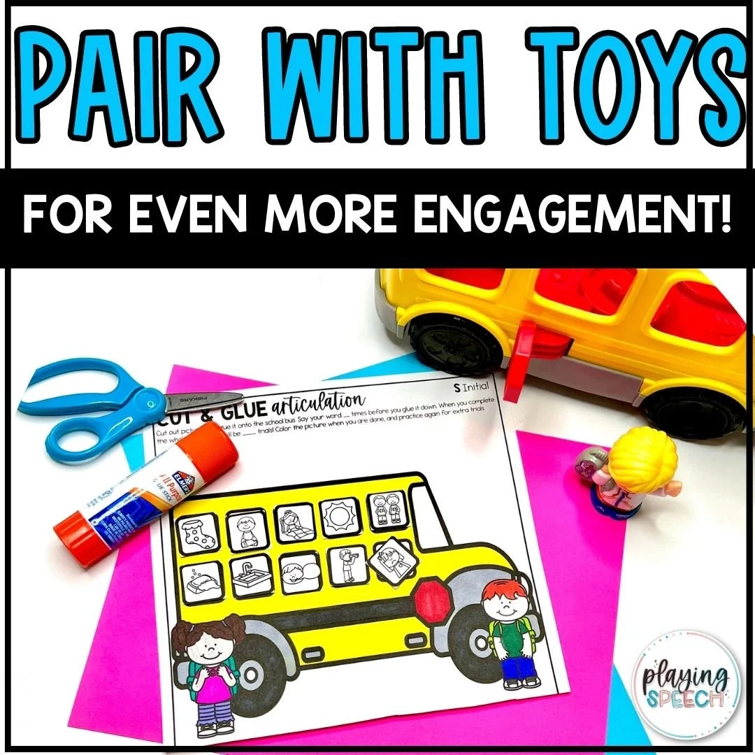 Winter Themed Speech Therapy Worksheets — Playing Speech | Speech ...