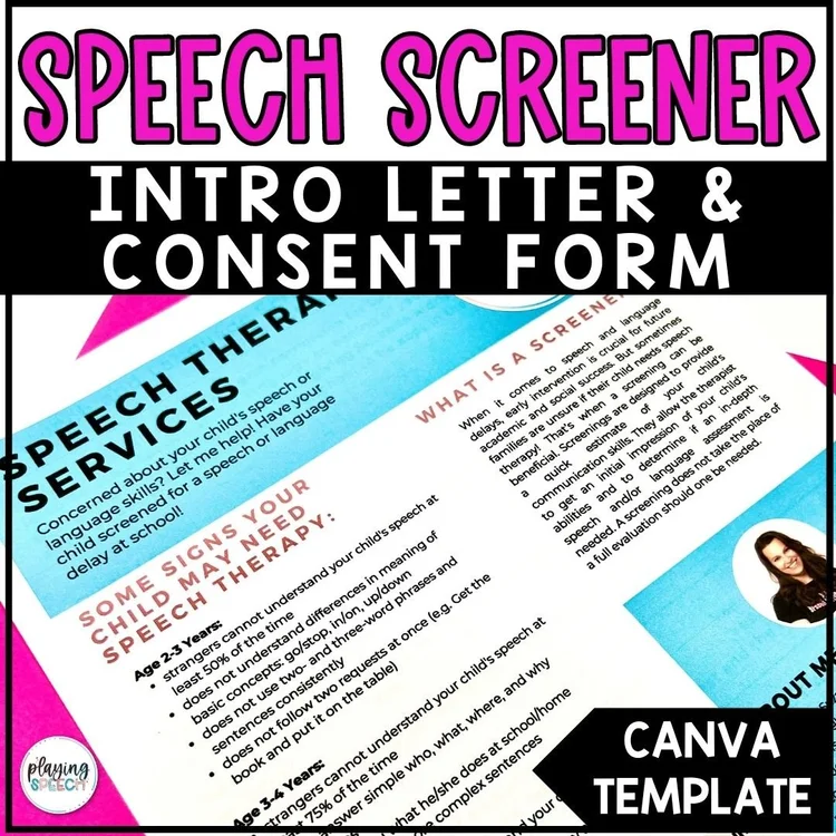 Speech Sound Assessment | Articulation Screener — Playing Speech ...