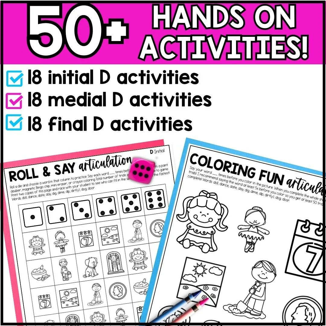 L Sound Articulation Worksheets for Speech Therapy — Playing Speech ...
