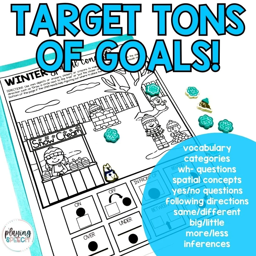 Clothing Themed Speech Therapy Activities — Playing Speech | Speech ...