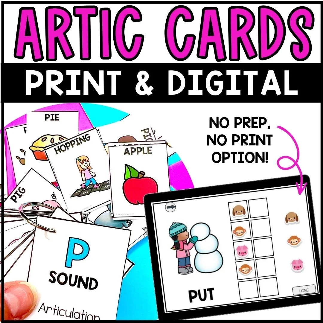 M Sound Articulation Activities for Speech Therapy — Playing Speech ...