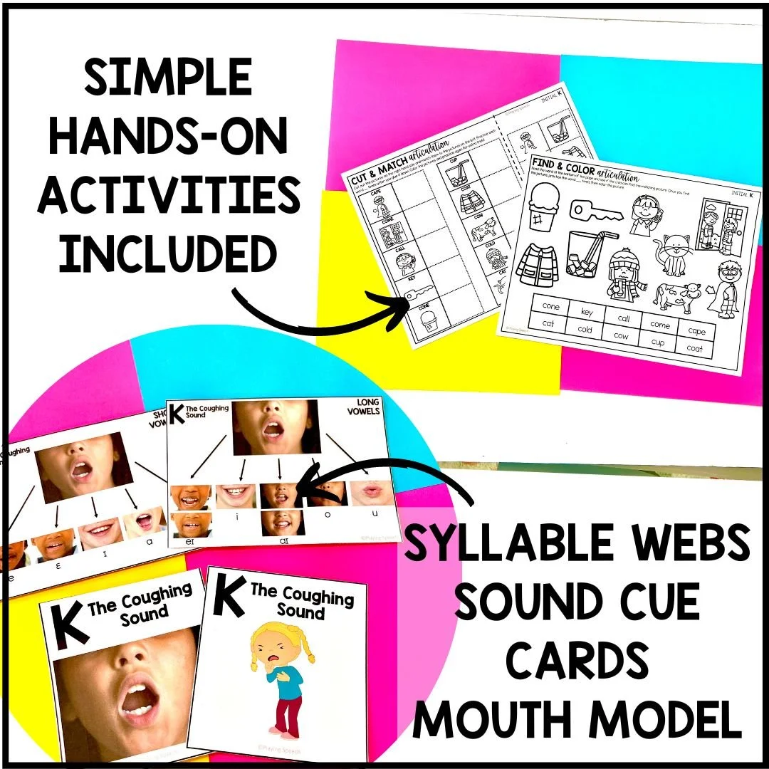 SH Sound Articulation Activities for Speech Therapy — Playing Speech ...