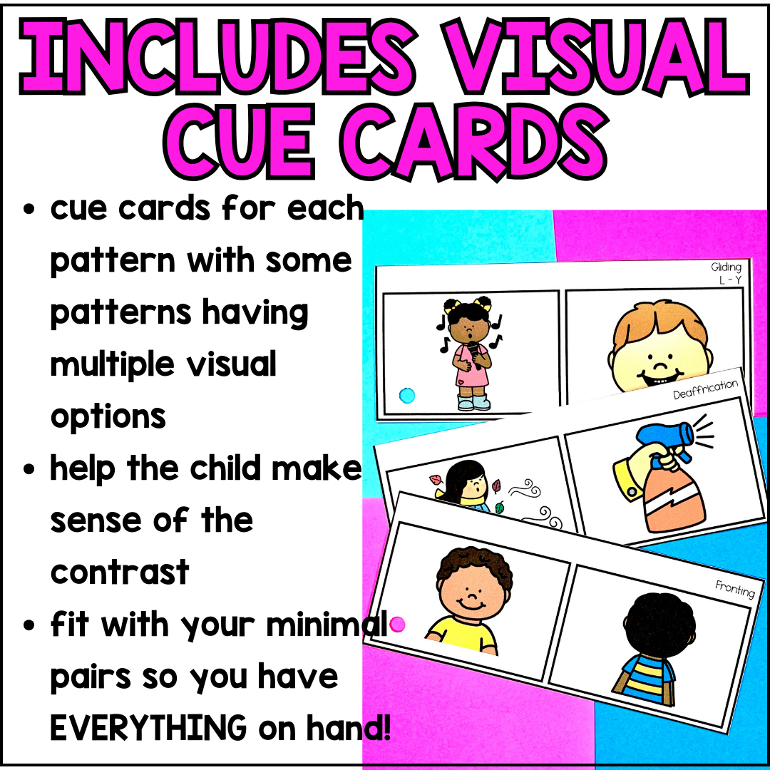 Minimal Pairs for Speech Therapy Printable and Boom Cards Bundle ...