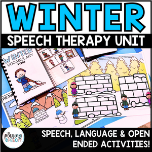 Back to School Speech and Language Thematic Unit — Playing Speech ...