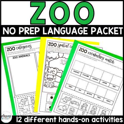 Farm Themed Speech and Language Activities — Playing Speech | Speech ...