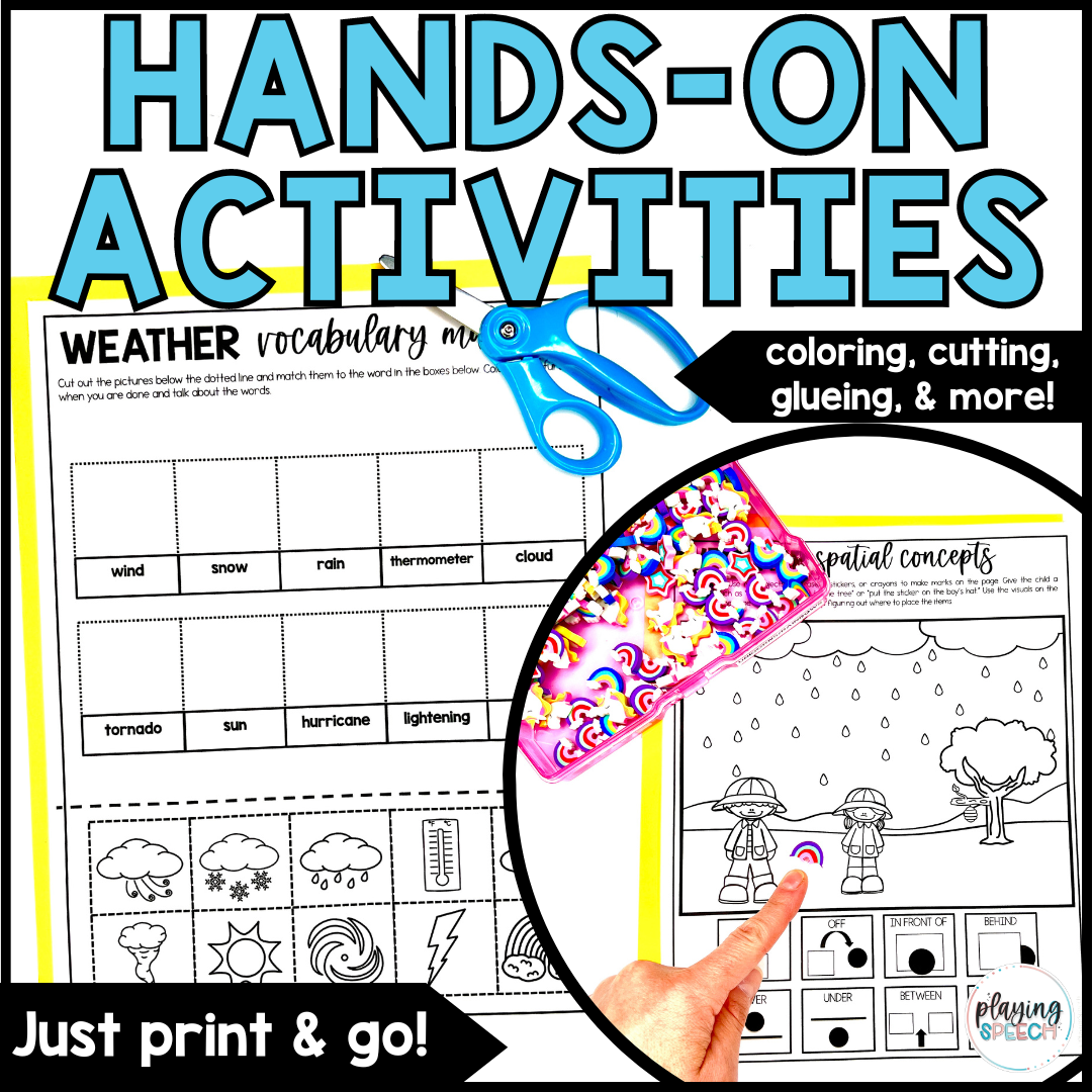 Fall Themed Speech and Language Activities — Playing Speech | Speech ...