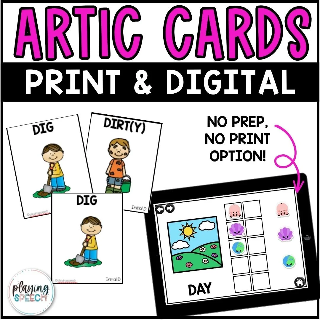 T Sound Articulation Activities for Speech Therapy — Playing Speech | Speech Therapy Activities ...