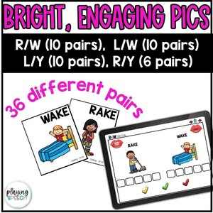 Mini Minimal Pairs Cards for Speech Therapy — Playing Speech | Speech ...