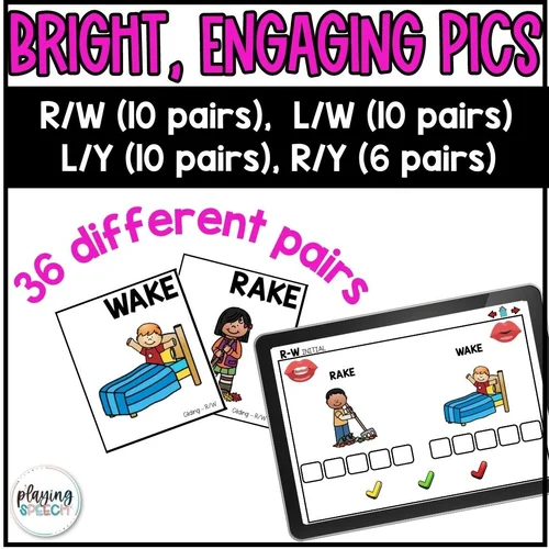 Mini Minimal Pairs Cards for Speech Therapy — Playing Speech | Speech ...