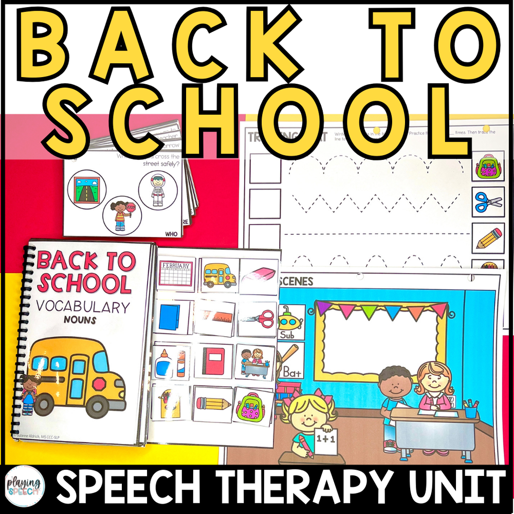 Summer Speech and Language Thematic Unit — Playing Speech | Speech ...