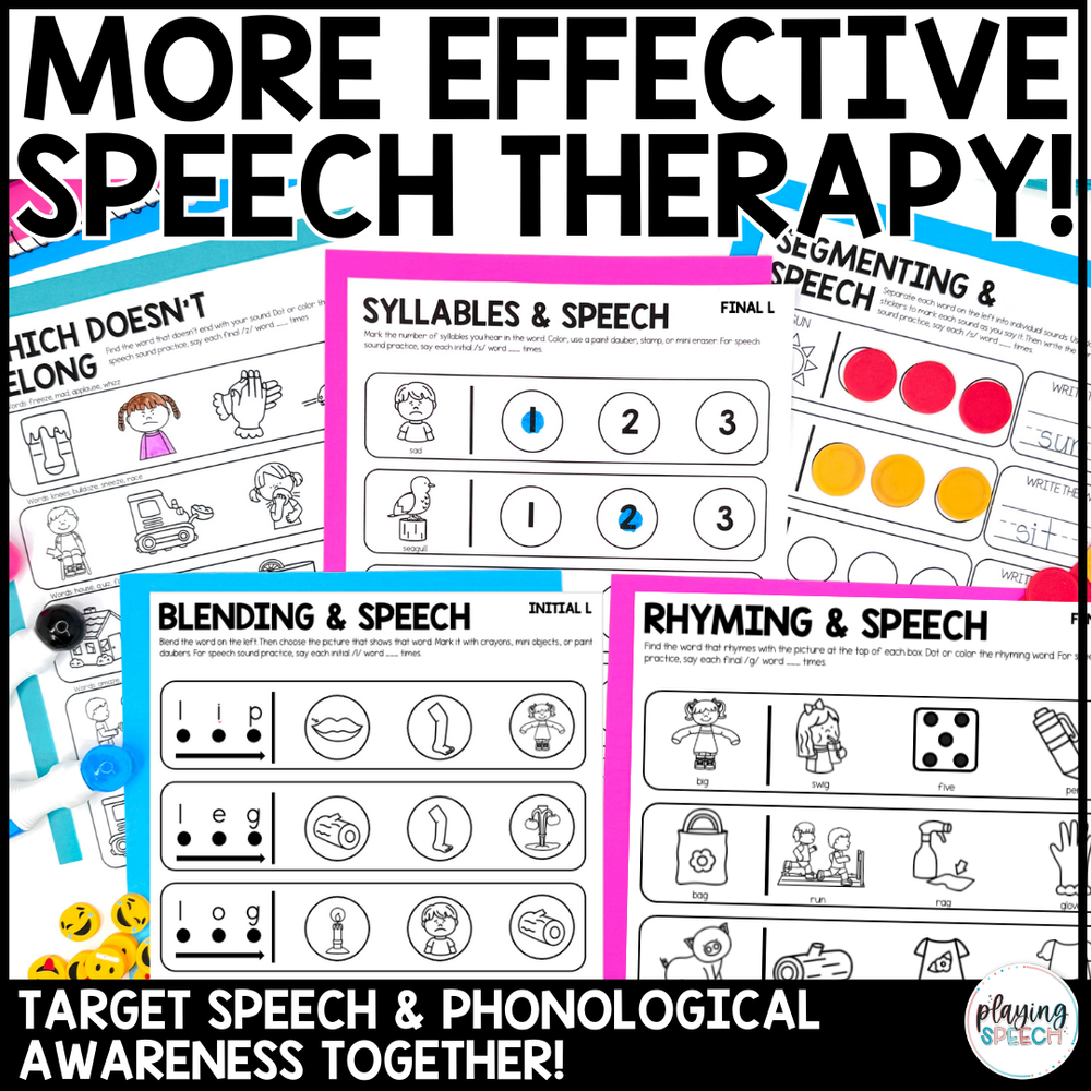 Phonological Awareness Activities for Speech Therapy | S and Z Sound ...
