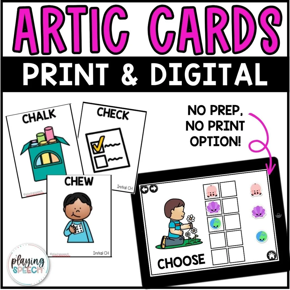 SH Sound Articulation Activities for Speech Therapy — Playing Speech ...